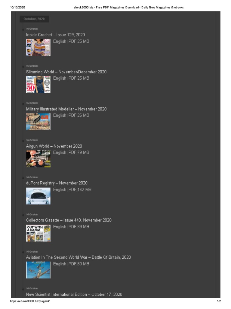 English - PDF - 25 MB: October, 2020 | PDF