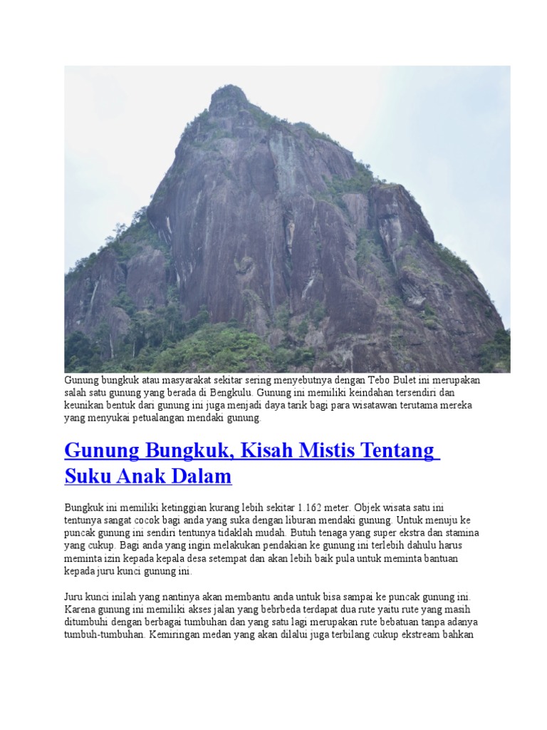Gunung Bungkuk | PDF