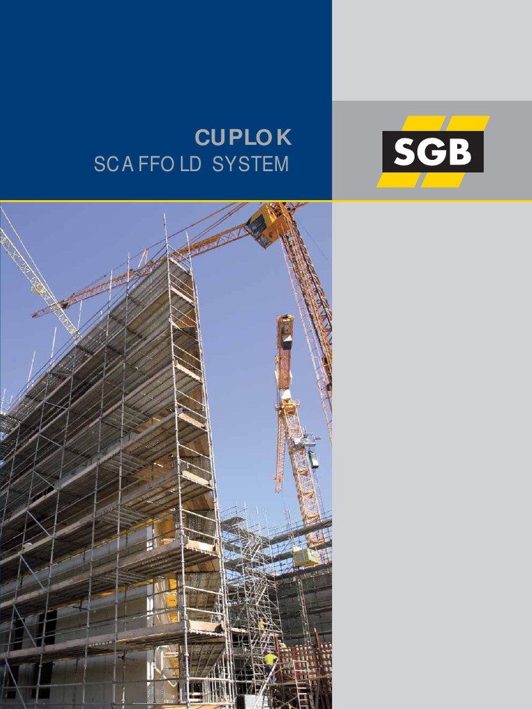 Cuplok Scaffold System Brochure | PDF | Scaffolding | Stairs