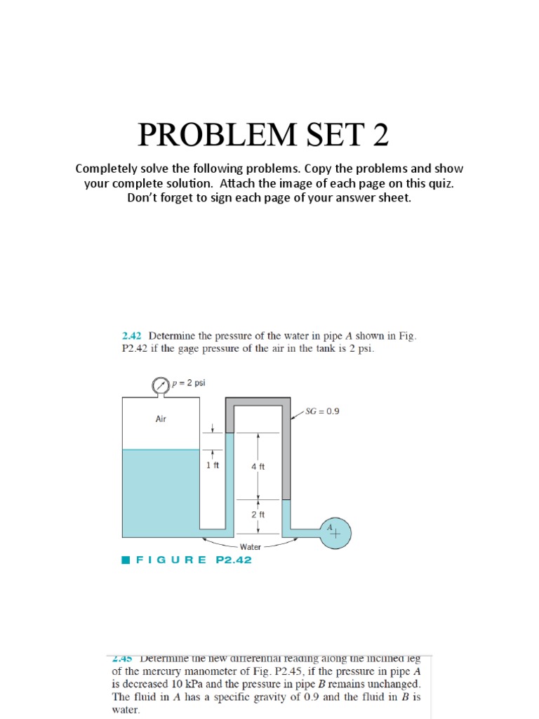 Problem Set 2 | PDF | Teaching Methods & Materials