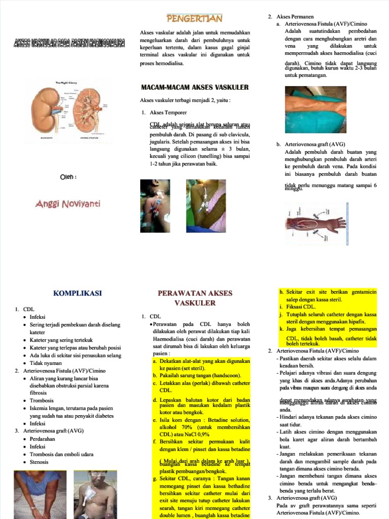 PDF Leaflet Akses Vaskuler - Compress | PDF