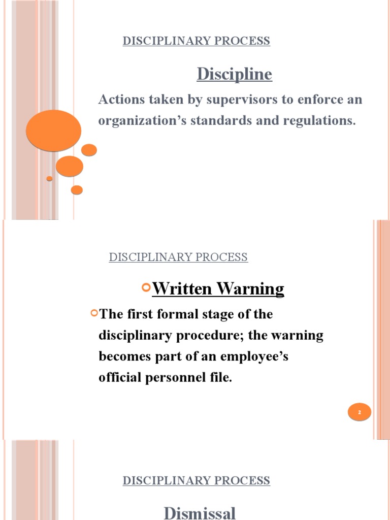 Disciplinary Process in Employment Management | PDF | Trials | Continuance