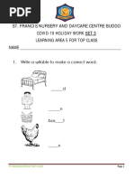 Baby Class Term One Package | PDF