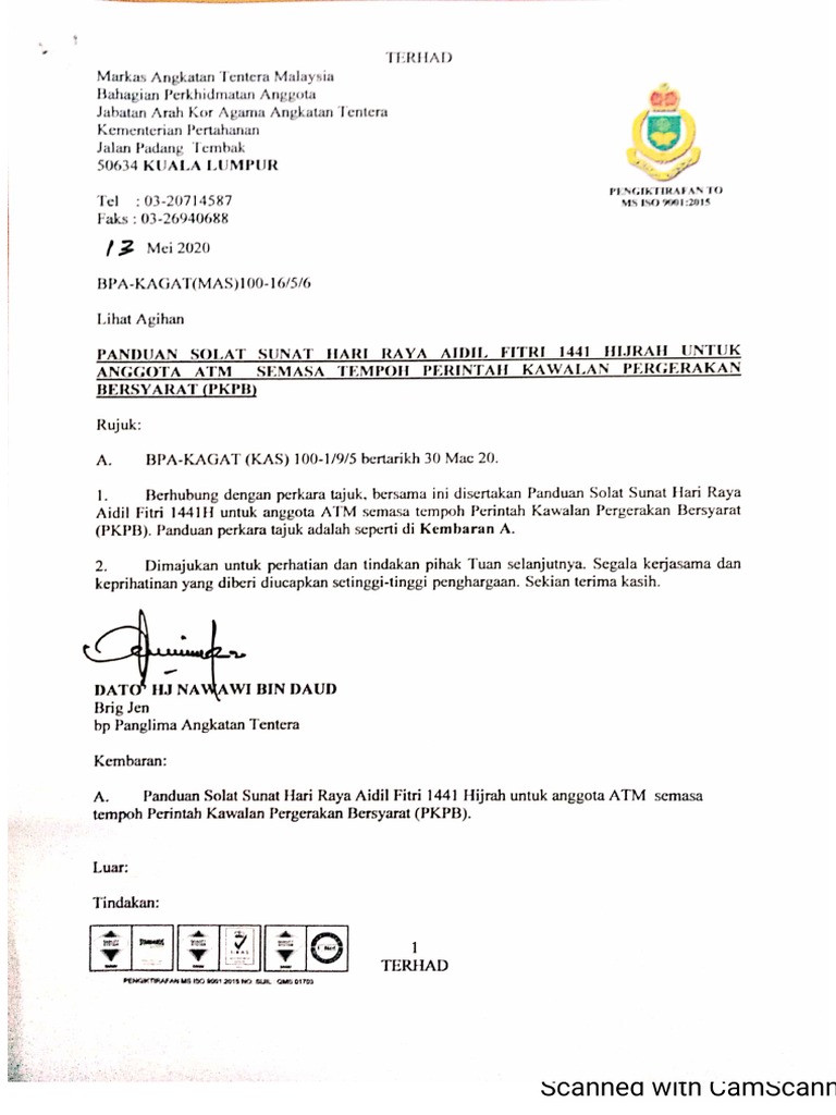 Panduan Solat Sunat Hari Raya Aidilfitri 2020 Pdf Pdf