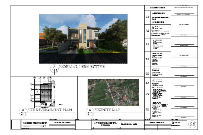 Normal Perspective: Site Development Plan Vicinity Map | PDF ...