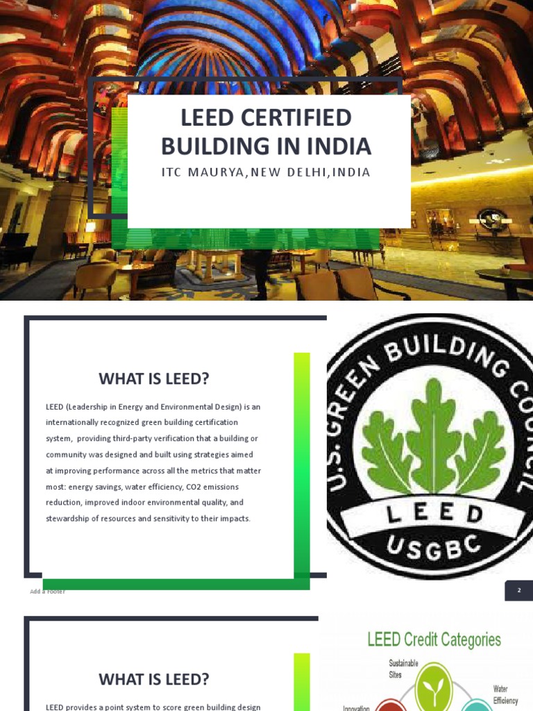 Leed Certified Building in India | PDF | Leadership In Energy And ...