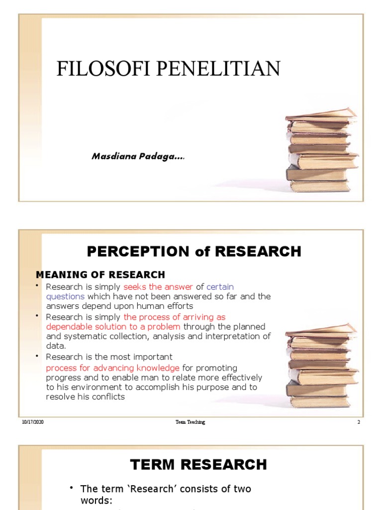 Filosofi Penelitian | PDF | Scientific Method | Falsifiability
