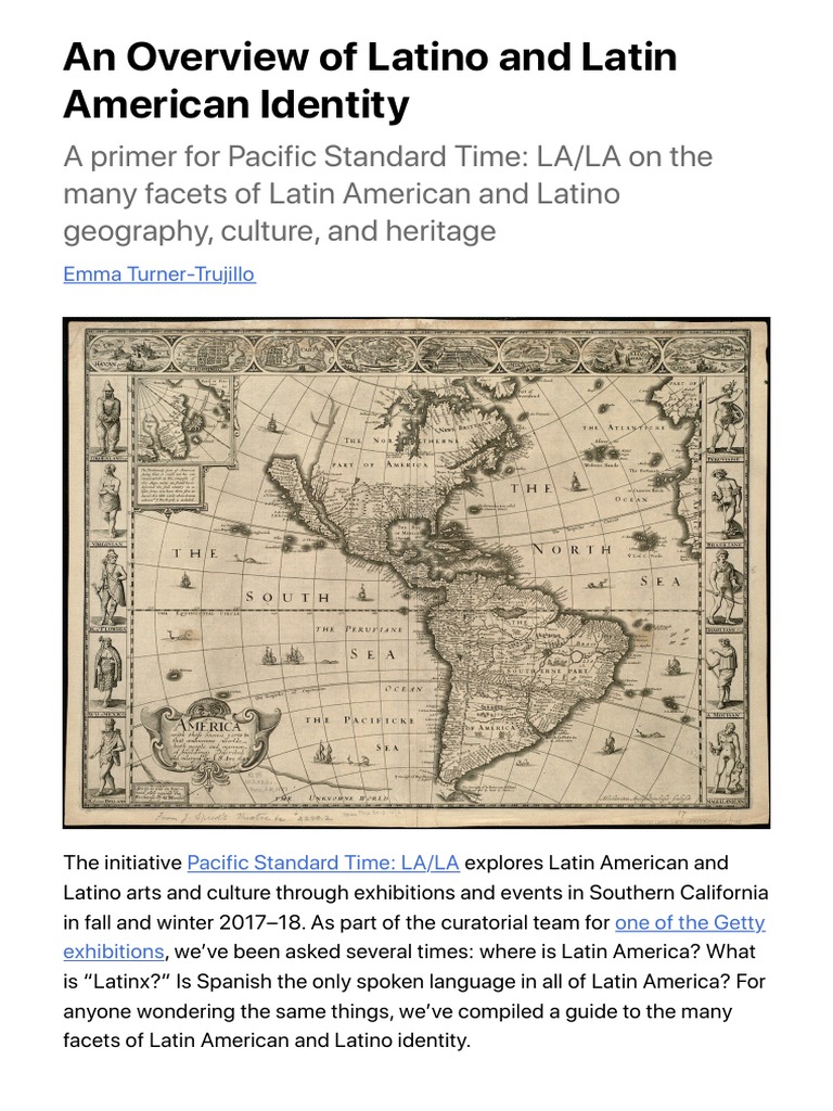 An Overview of Latino and Latin American Identity - The Getty Iris ...