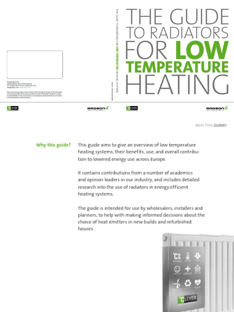 To Radiators: The Guide | PDF | Efficient Energy Use | Heat