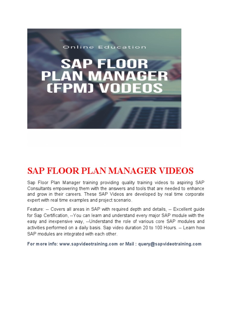 Sap Floor Plan Manager | PDF