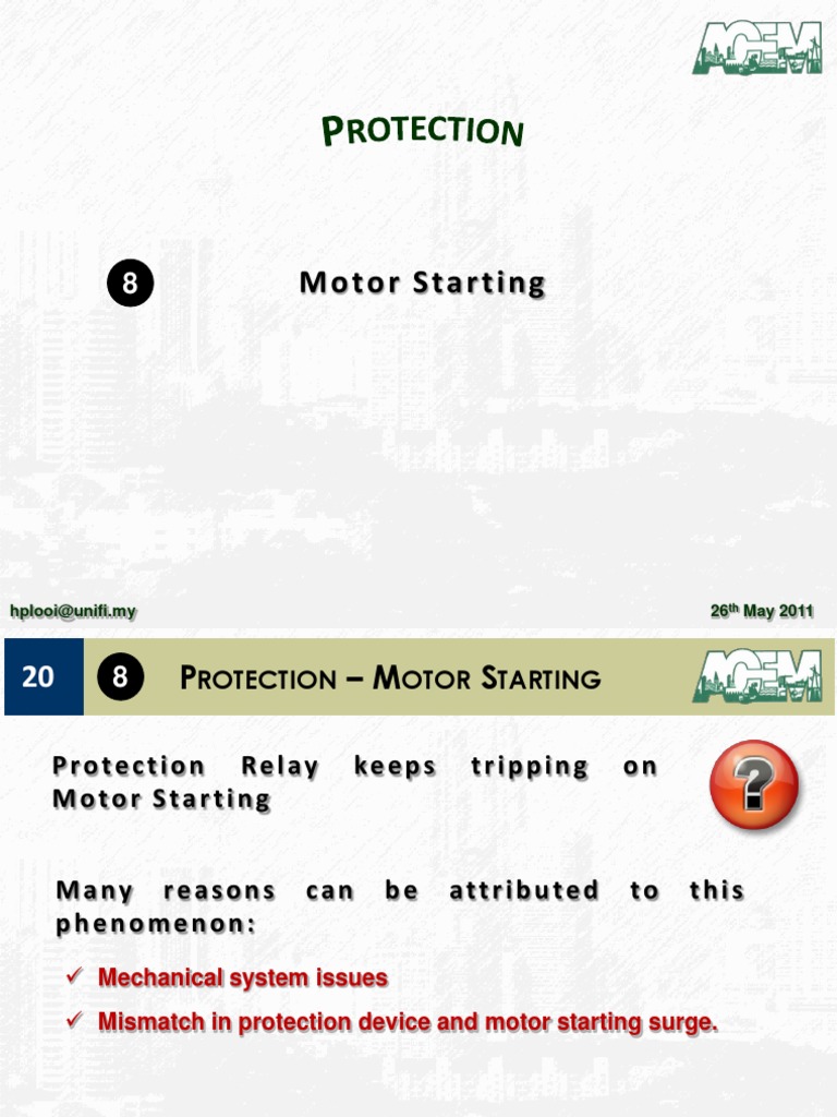 Motor Starting Protection