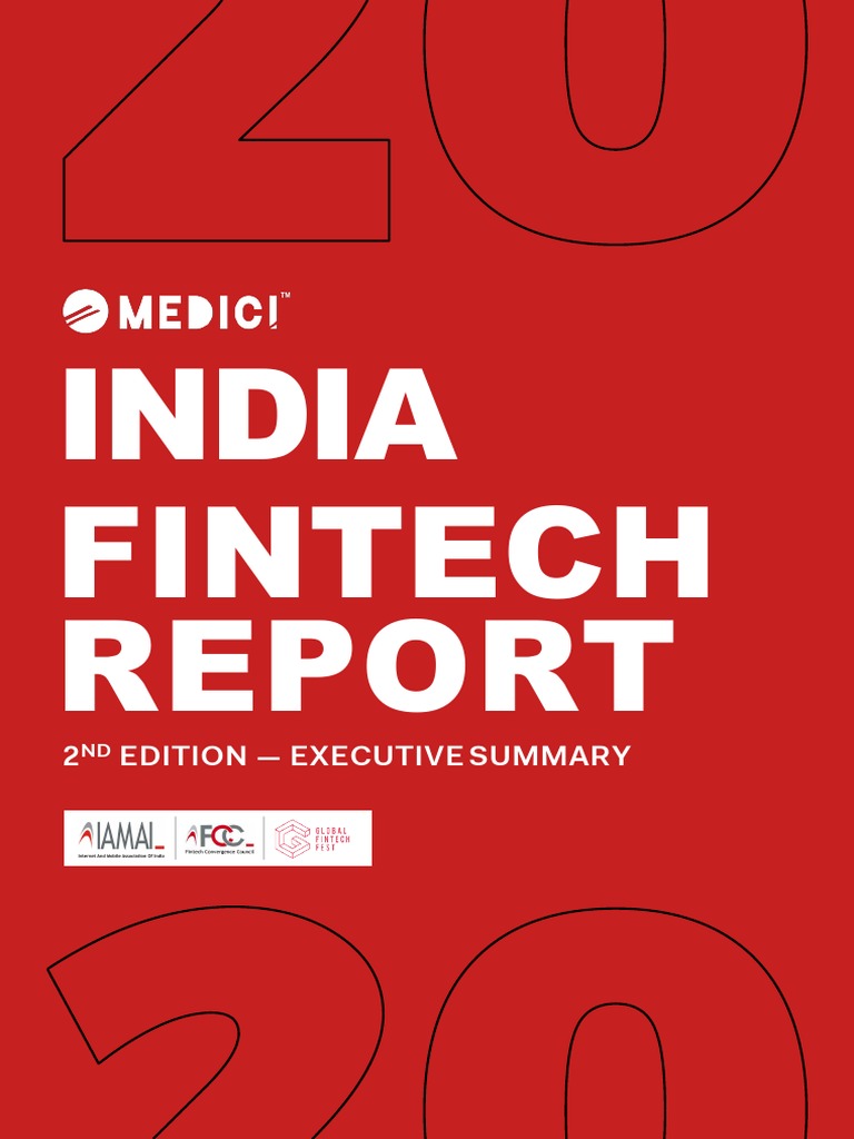 India FinTech Growth Report 2020 | PDF | Financial Technology | Finance ...