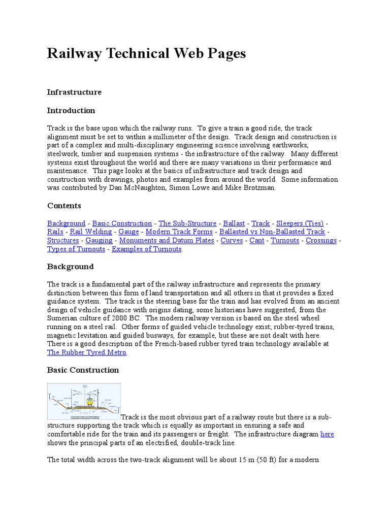 Elements Use in P Way Work | PDF | Track (Rail Transport) | Rail Transport