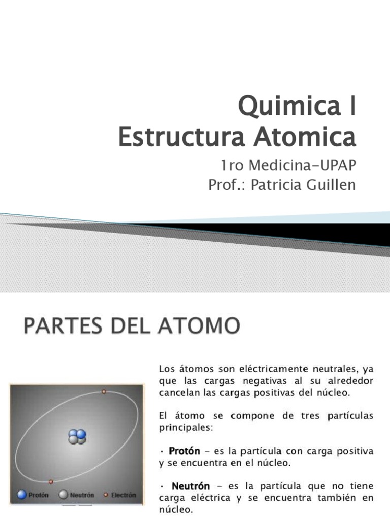 3 Estructura Atomica Descargar Gratis Pdf átomos Núcleo Atómico