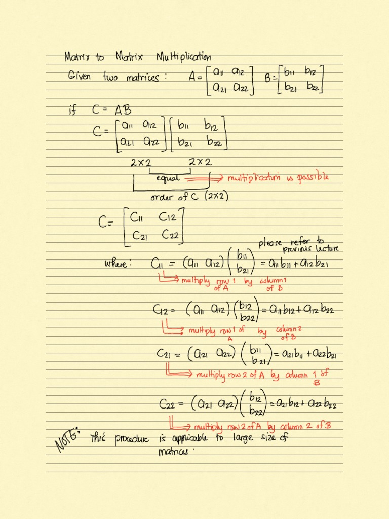 Matrix-Matrix Multiplication | PDF | Matrix (Mathematics) | Algorithms