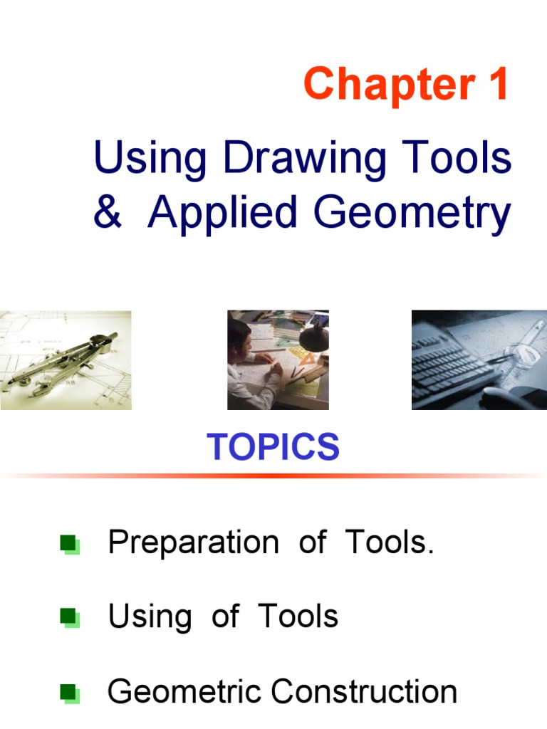 Using Drawing Tools & Applied Geometry | PDF | Drawing | Space