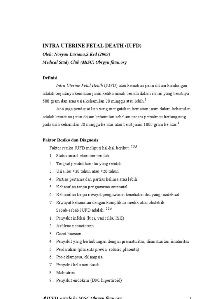 IUFD | PDF