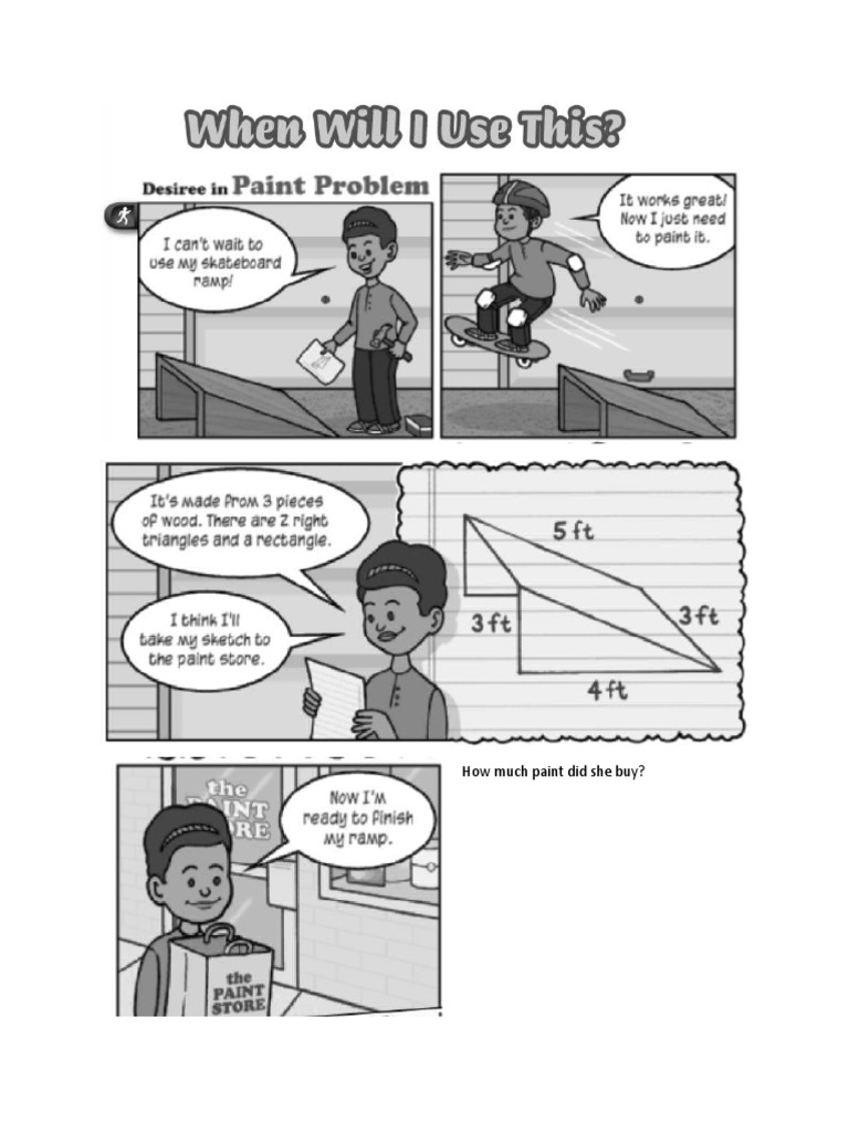 Area Real World Problem | PDF