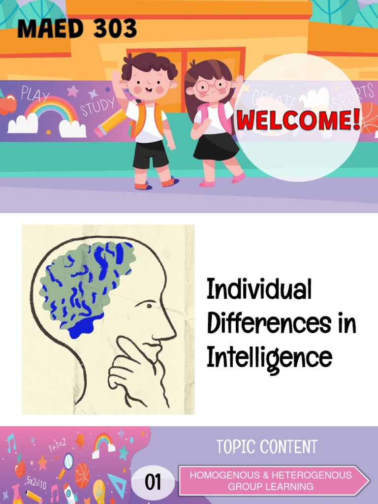 Individual Differences in Intelligence PDF | PDF | Intellectual ...