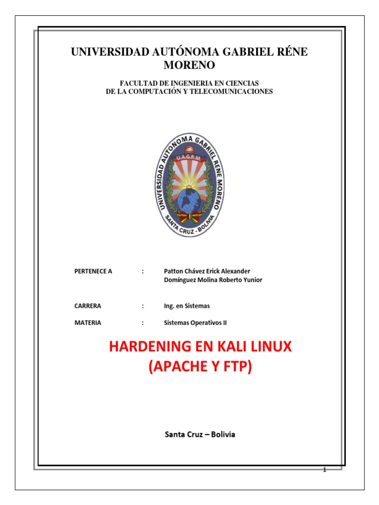 Kali Hardening Apache FTP PDF | Descargar gratis PDF | Protocolo de transferencia de archivos ...