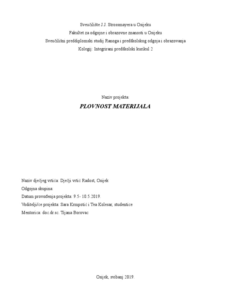 IPK2 Sara I Tea Pluta I Tone | PDF