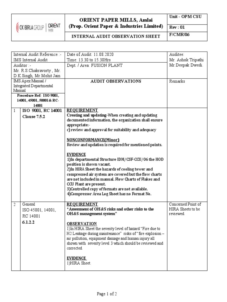 Orient Paper Mills, Amlai (Prop. Orient Paper & Industries Limited ...