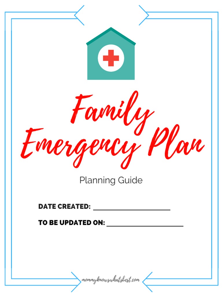 Family Emergency Preparedness Plan | PDF | Emergency Management | Emergency