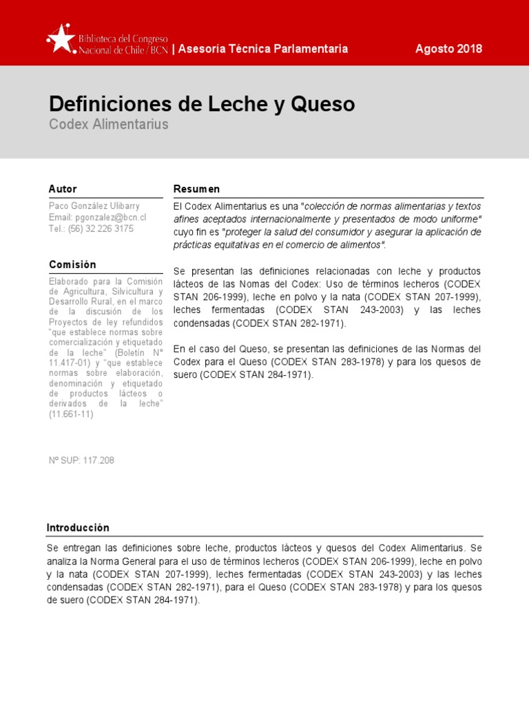 Definicion de Queso | PDF | Leche | Queso
