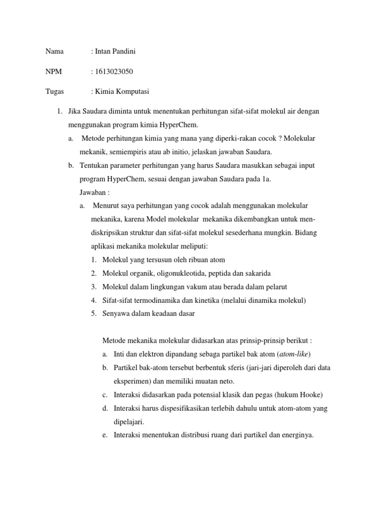 Intan Pandini - 1613023050 Latihan Pertemuan 3 PDF | PDF | Teknologi ...