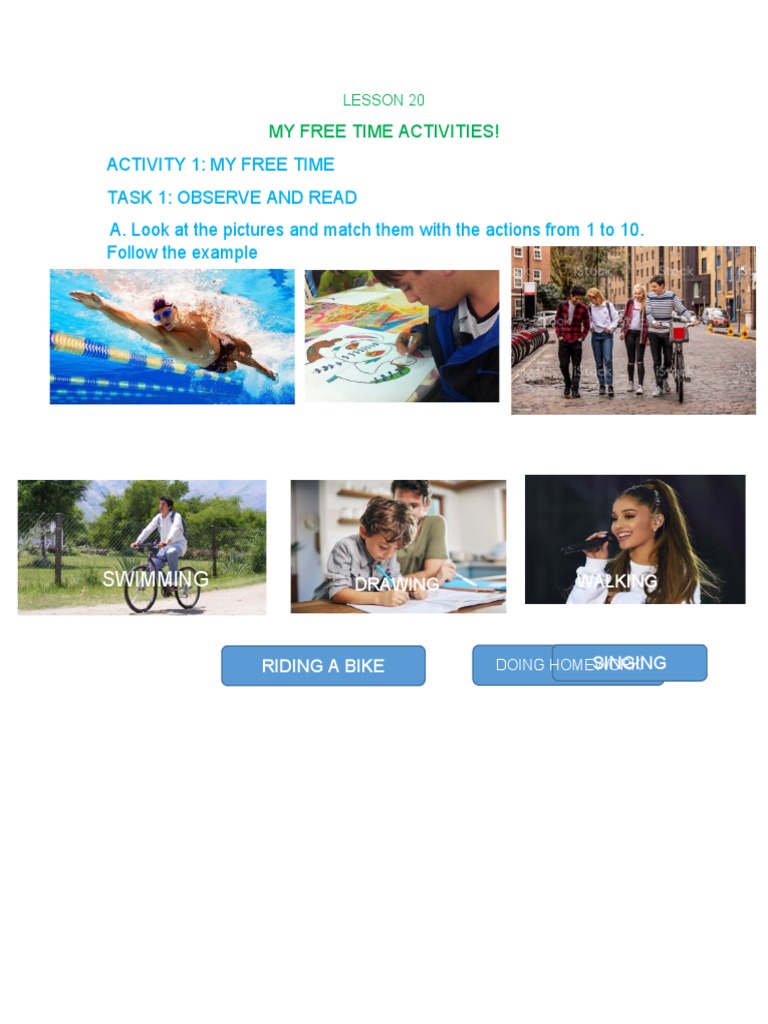 My Free Time Activities Overview | PDF