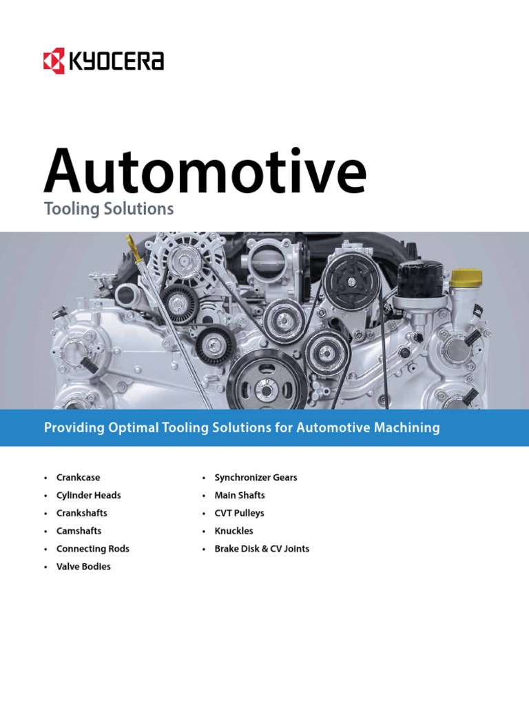 Automotive: Tooling Solutions | PDF