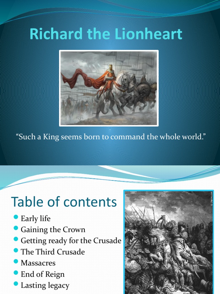 Richard the Lionheart's Reign | PDF | Classics