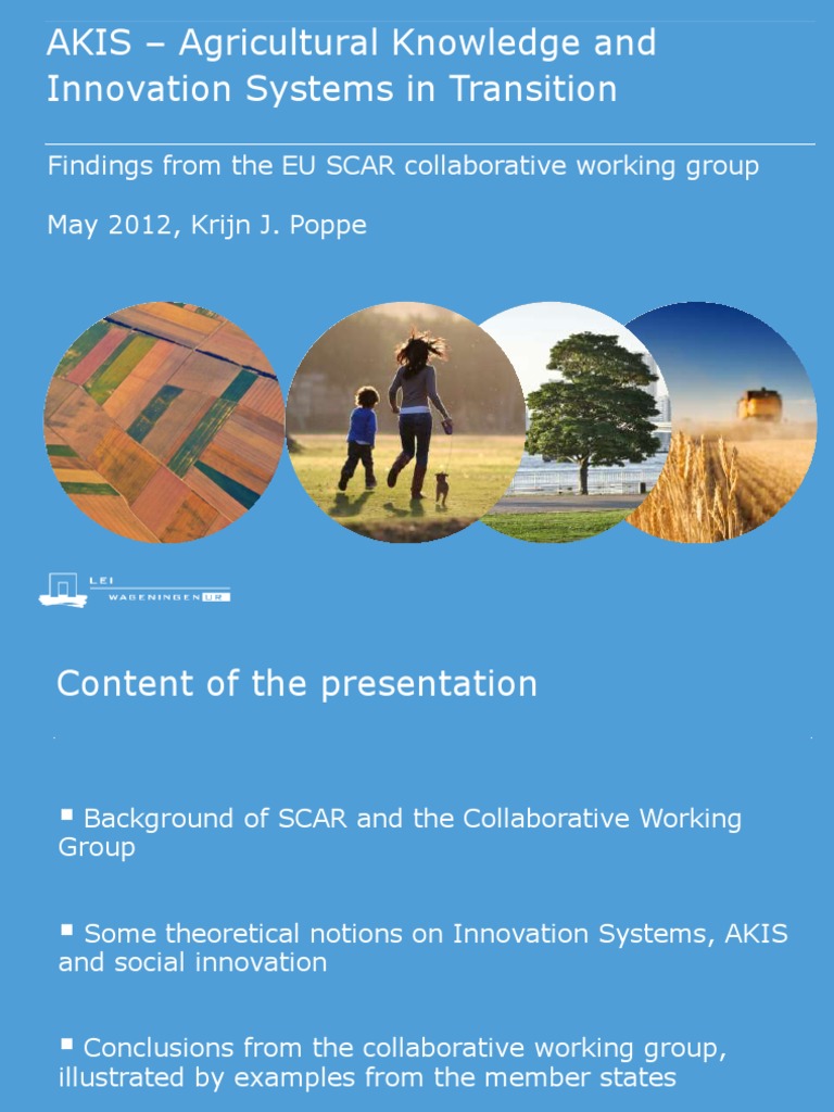 Agricultural Knowledge Innovation Systems | PDF | Innovation | Economics