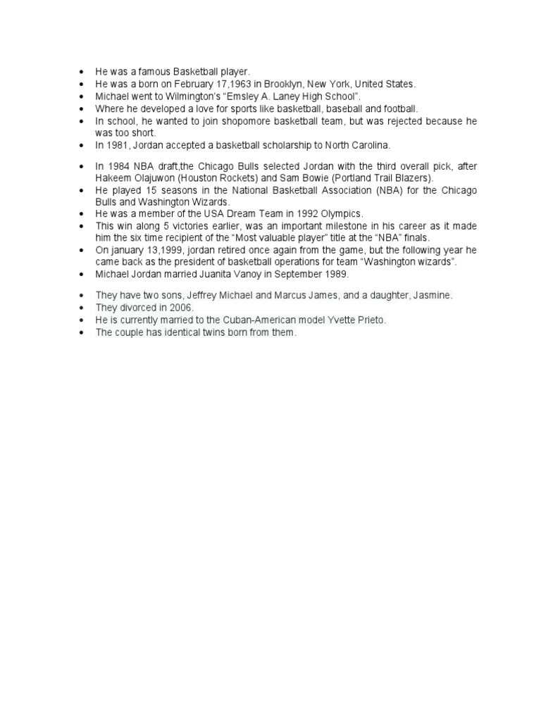 Michael Jordan | PDF