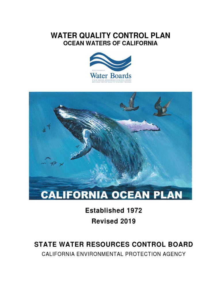 Water Quality Control Plan: Ocean Waters of California | PDF | Water ...