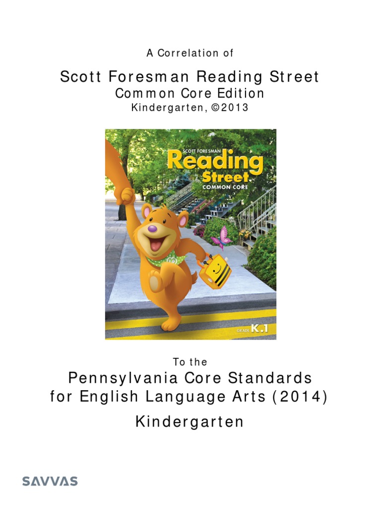 Pa Core 2014 Reading Street CC 2013 Grade K Final | PDF | Syllable ...