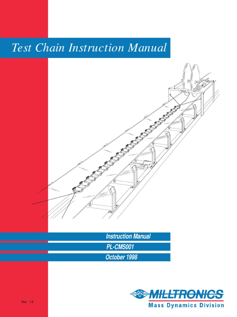 Test Chain Calibration Manual | PDF | Weighing Scale | Belt (Mechanical)