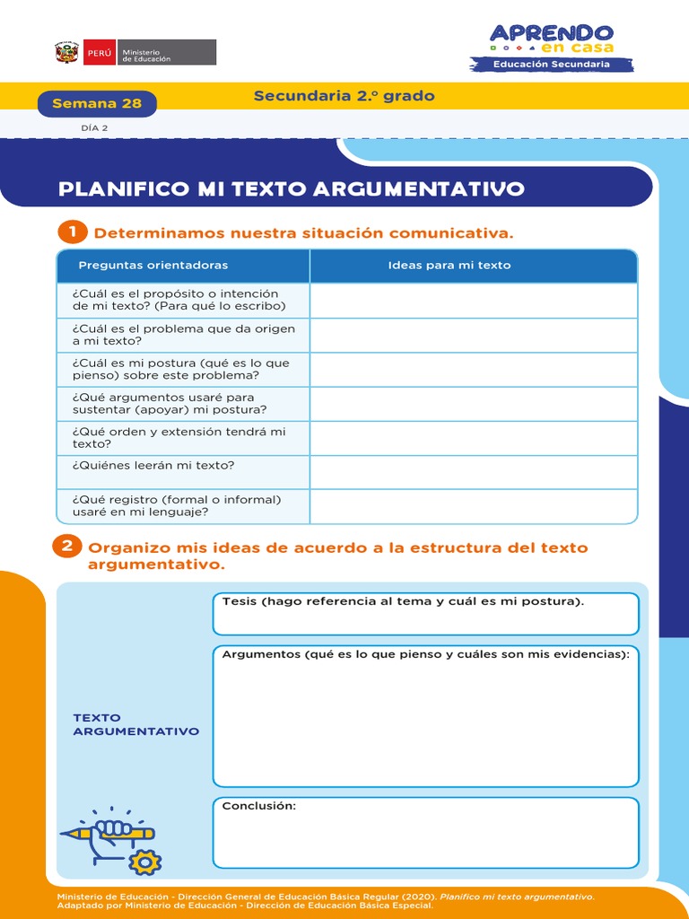 Infografia Planifico Mi Texto Argumentativo | PDF | Crecimiento ...
