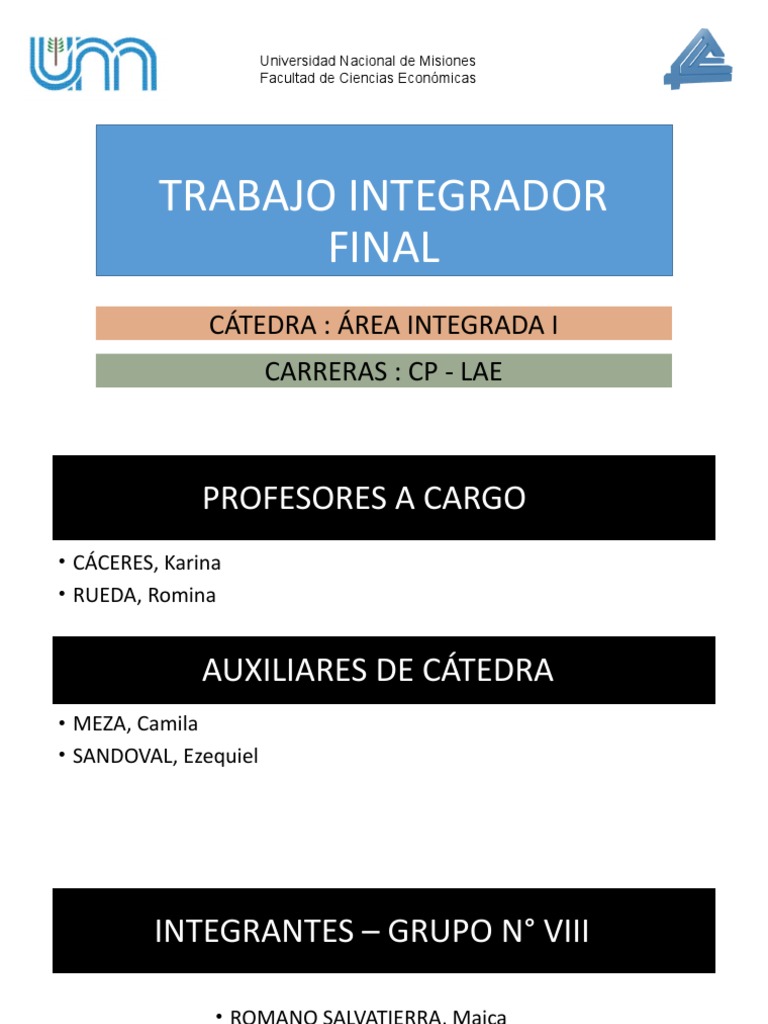 Trabajo Integrador Final | PDF | Contabilidad | Business