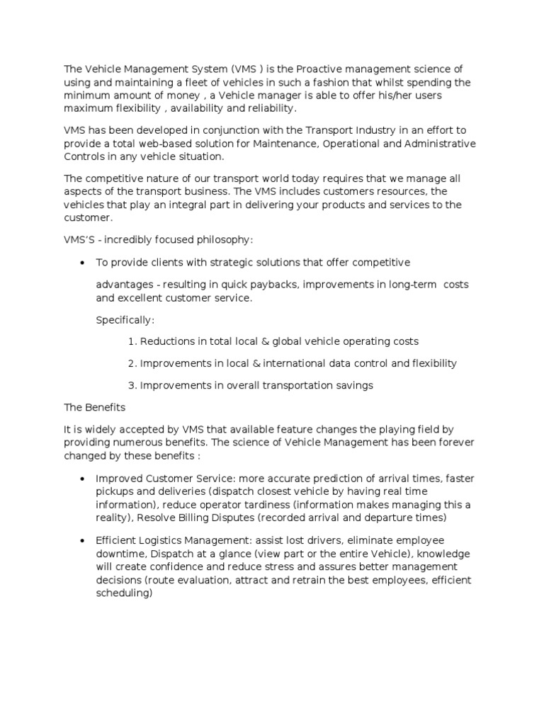 The Vehicle Management System | PDF | Tire | Invoice