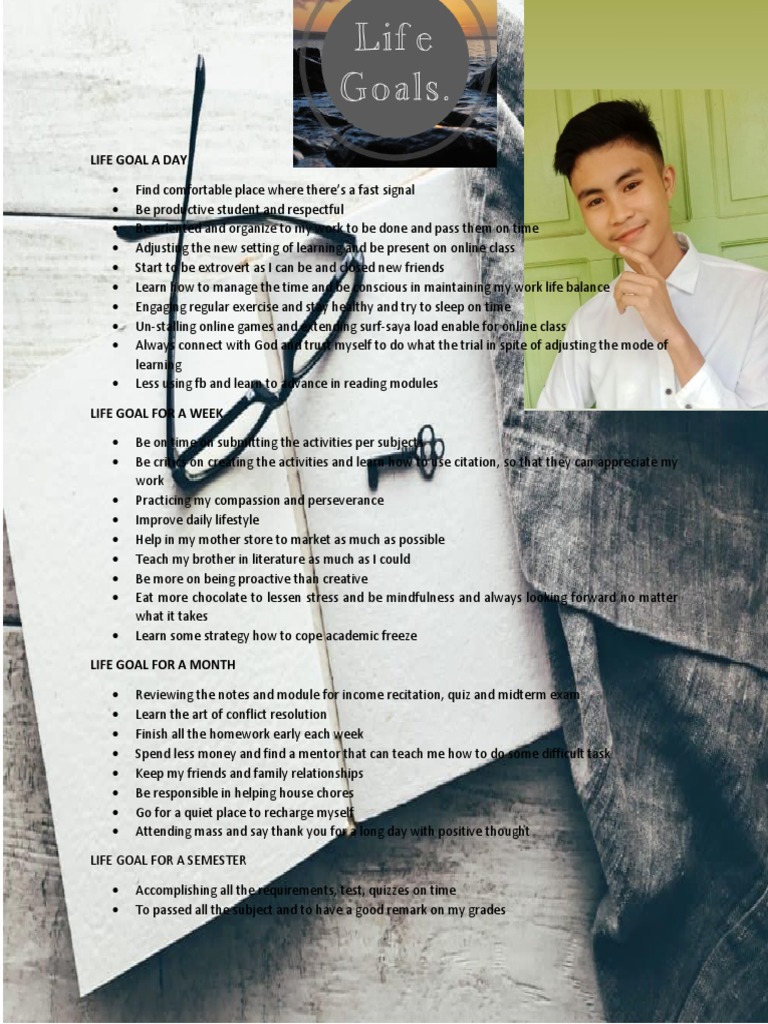 Activity 1.2. Uts - Life Goals | PDF | Academic Term | Teachers