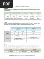 SAMPLE Seamo A Past Paper | PDF | Science | Mathematics