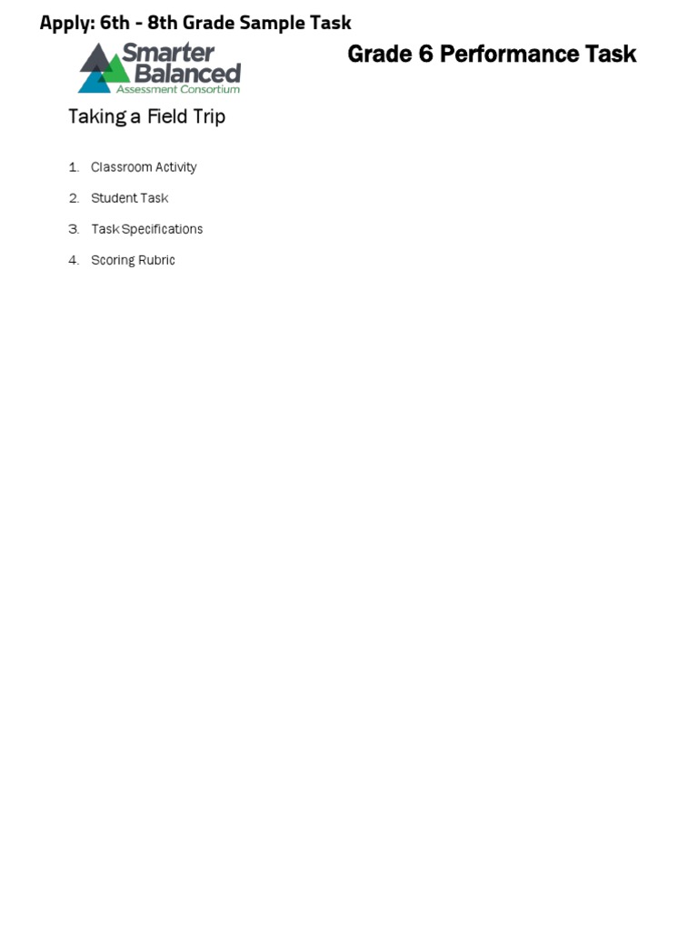 Planning an Effective Field Trip: Analyzing Costs, Student Preferences ...