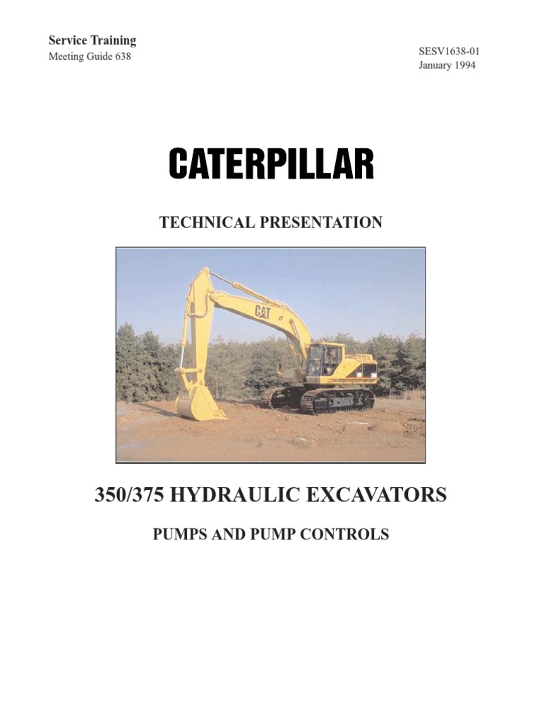 Cat 350-375 T | PDF | Pump | Horsepower
