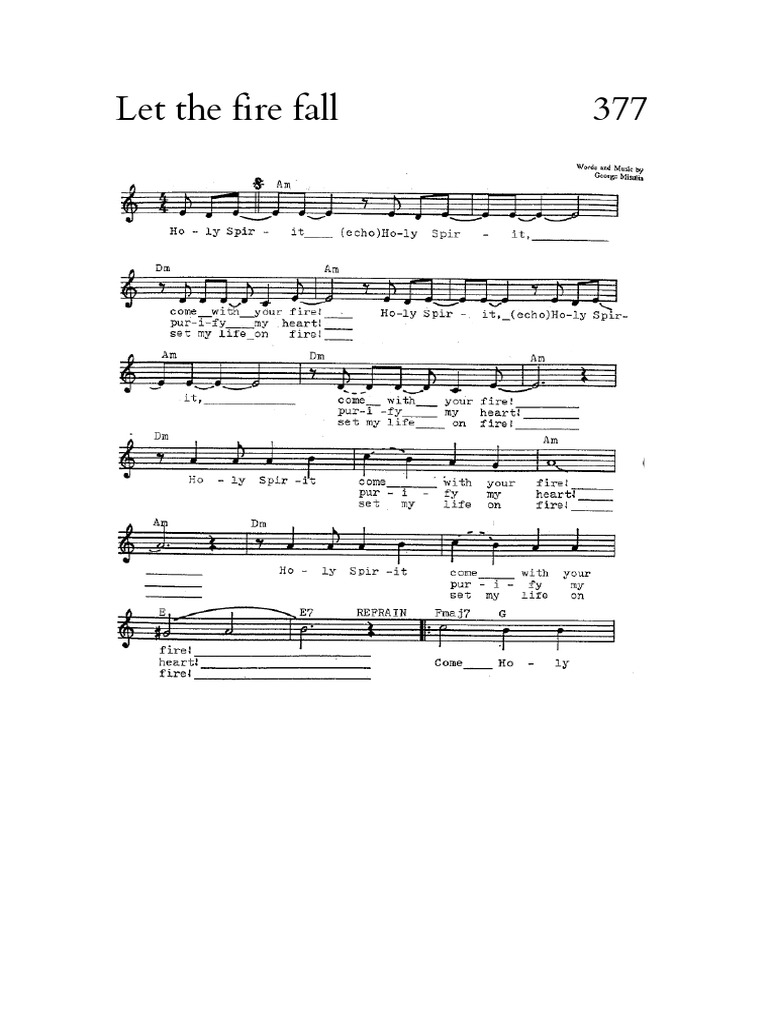 Let the Fire Fall Analysis | PDF