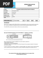 Notoc: Special Load - Notification To Capitan | PDF | Transport | Aviation