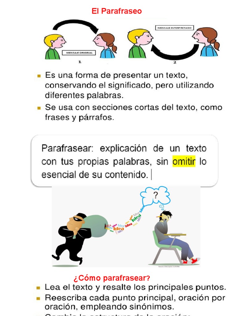 PARAFRASEO | PDF | Comunicación | Science