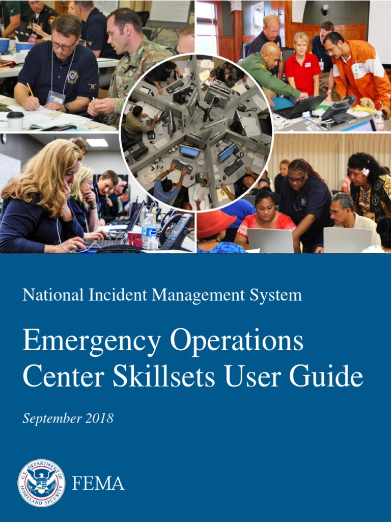 Emergency Operations Center Skillsets User Guide: National Incident ...