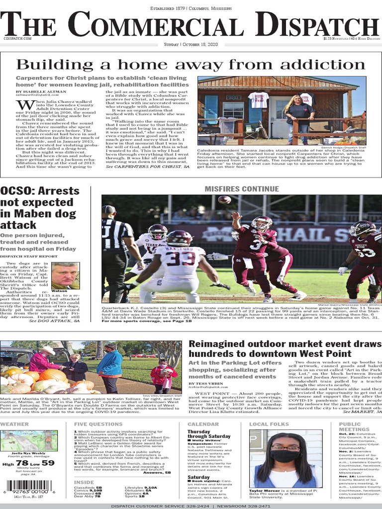 Commercial Dispatch Eedition 10-18-20 | PDF | Business