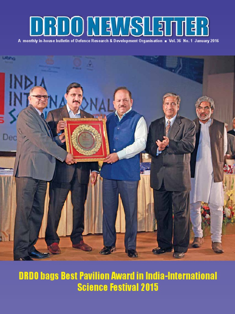 DRDO Bags Best Pavilion Award in India-International Science Festival ...